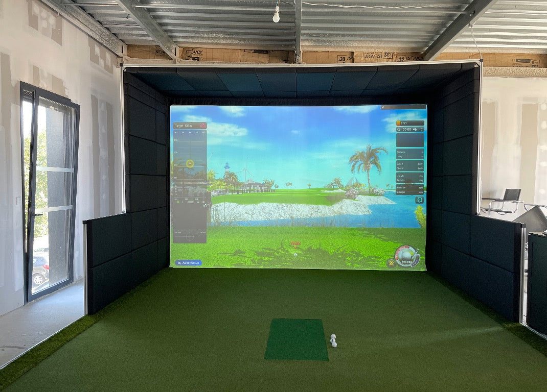 Cage complète Simulateur de Golf - Herewegolf
